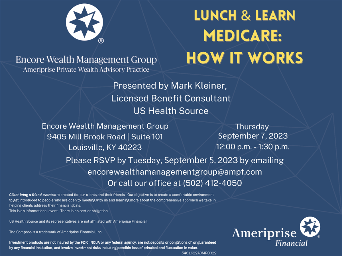 Financial seminars and events - Encore Wealth Management Group ...